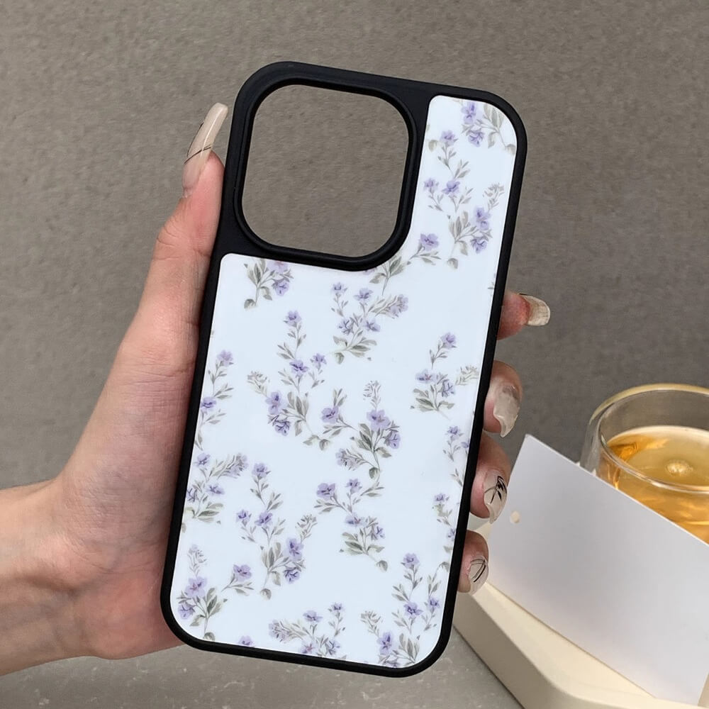 Azure Bloom | Blue White Wildflower Elegant Spring Case – Casenique