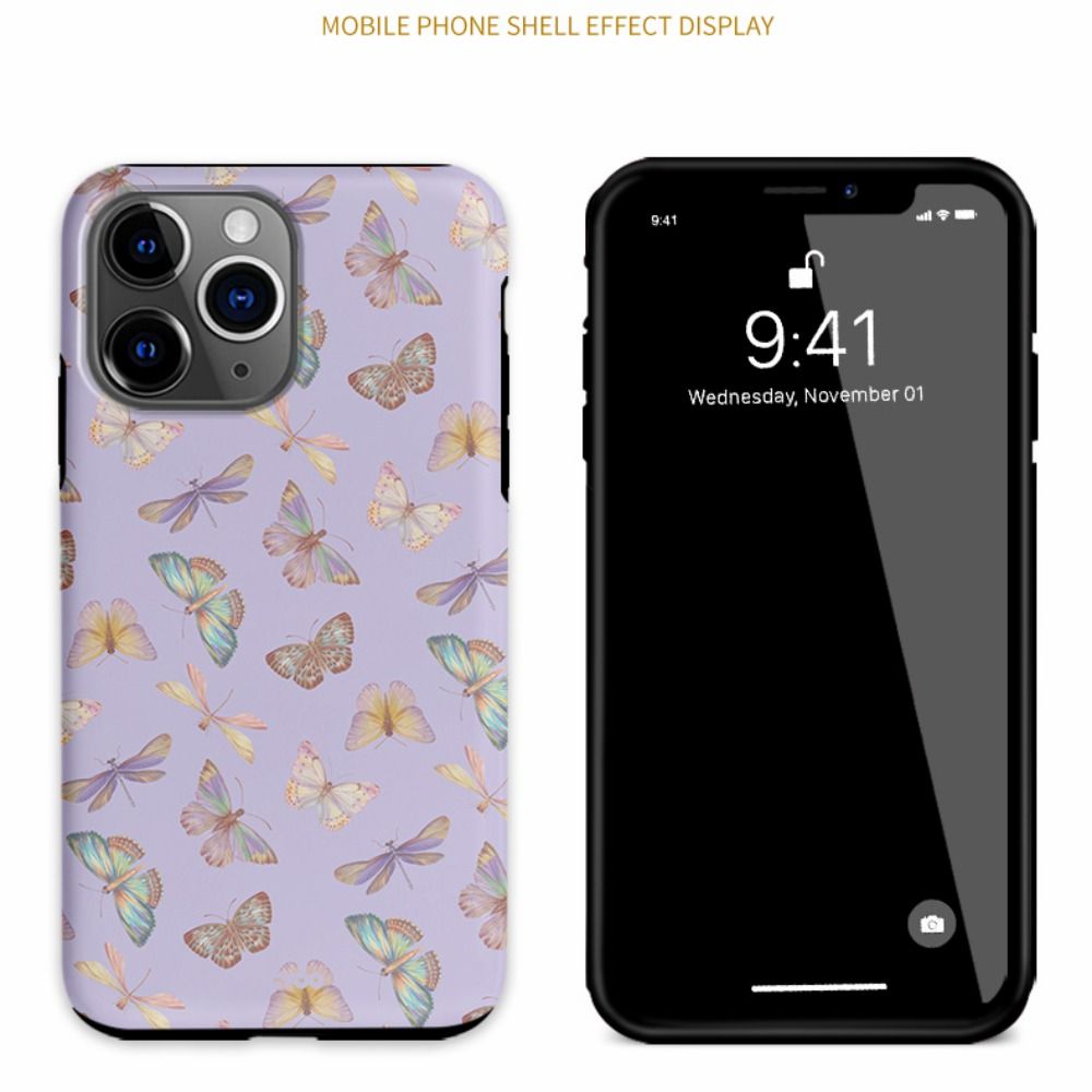 Mystic Wings | Purple Butterfly Bumper Art Case – Casenique