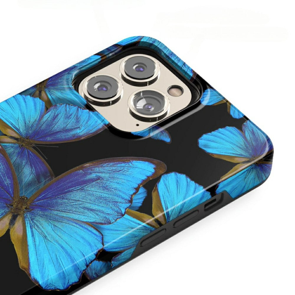 Vintage Flutter | Blue Butterfly Nature Artistic Case – Casenique